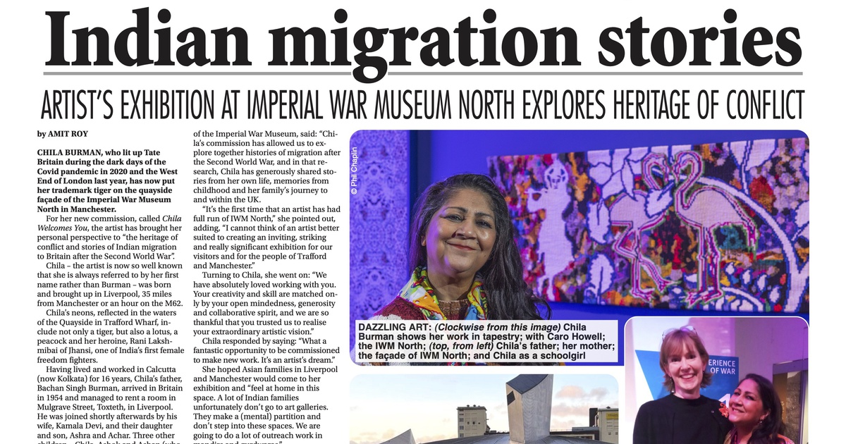 Chila Welcomes You | 30 January - 31 August 2025 - Press | Chila Burman